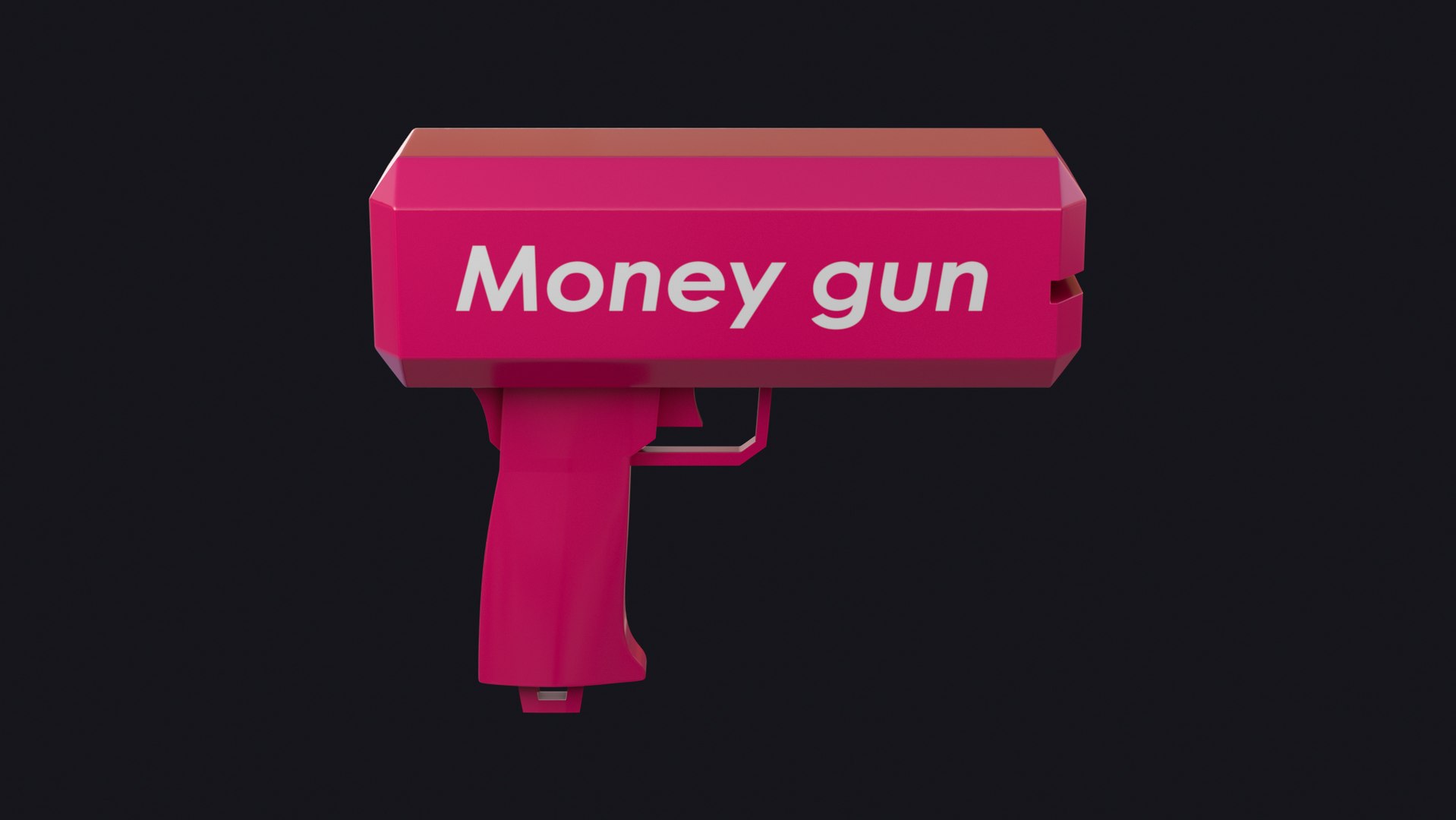 3D Money Gun model - TurboSquid 2139907