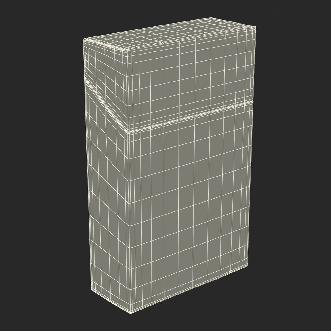 closed cigarettes pack morley 3d model