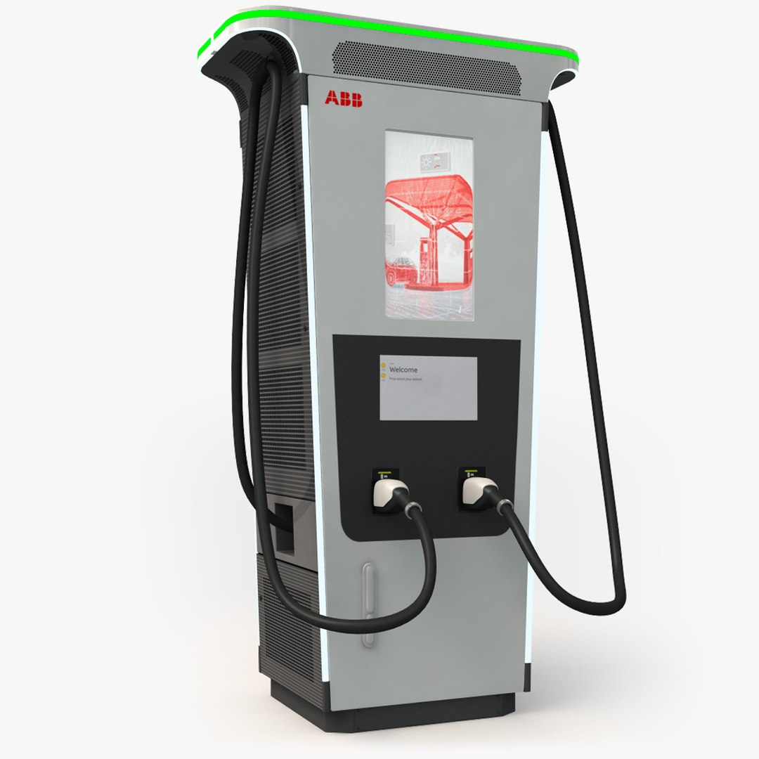 ABB Terra 360 electric car charger 3D model - TurboSquid 2087707