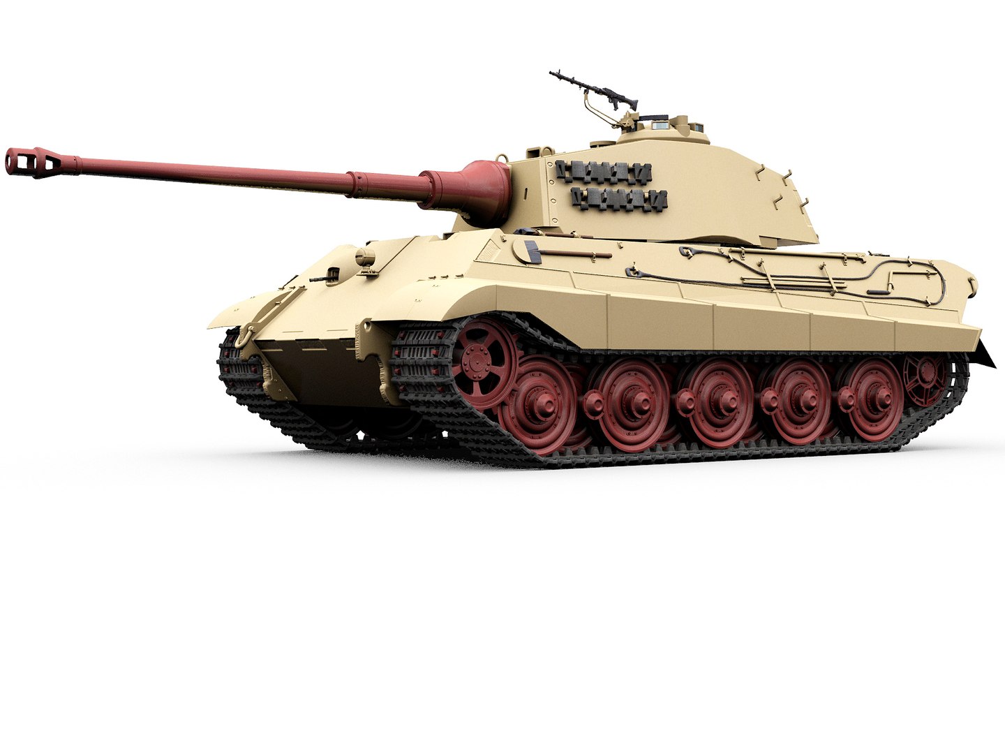 Panzer VI Tiger Ausf B King Tiger 3D - TurboSquid 1853967