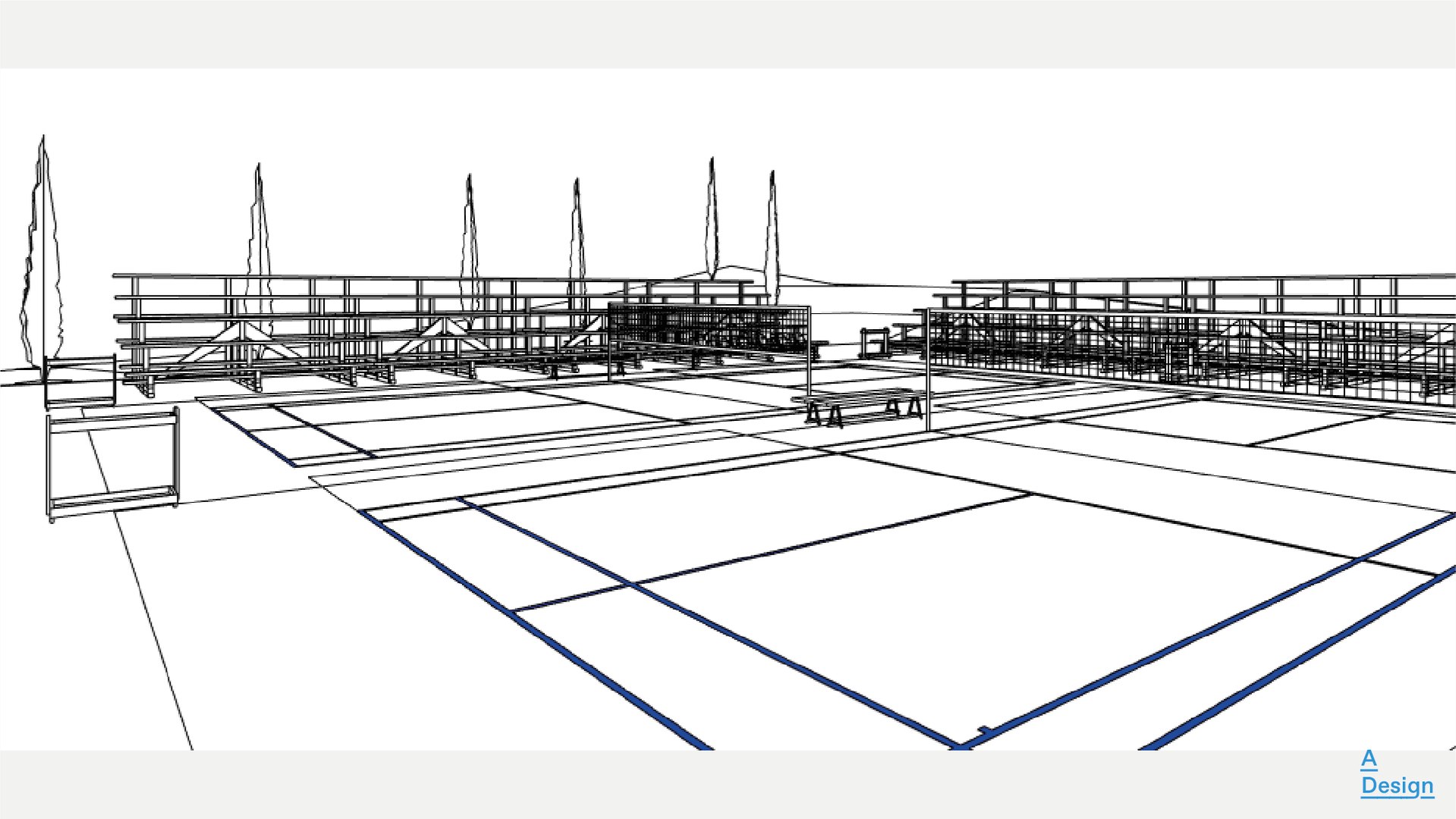 3D Outdoor Sports Ground - Revit Model - TurboSquid 2018299