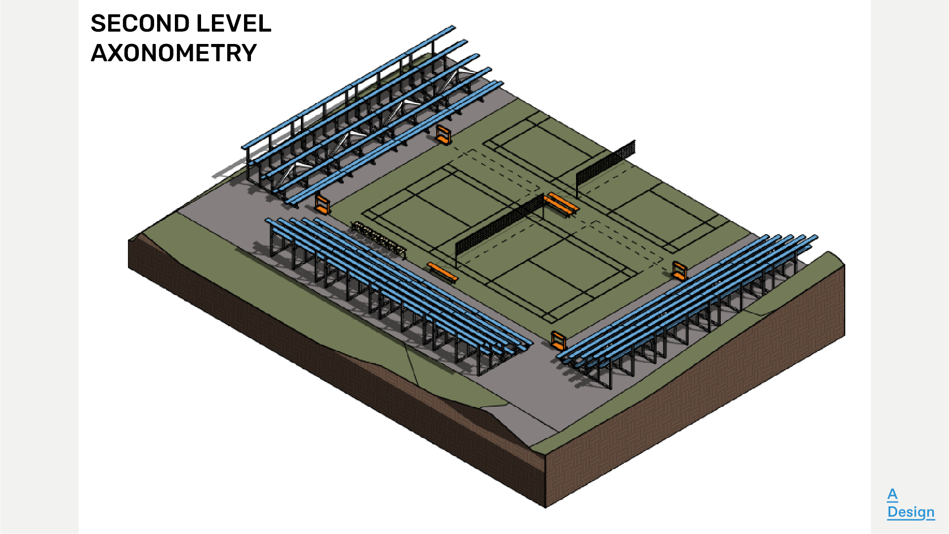 modelo 3d Campo de deportes al aire libre - modelo Revit - TurboSquid ...