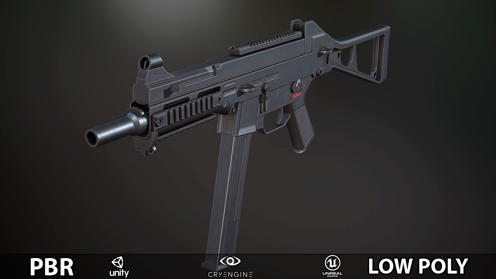 3D Ump Weapon Gun Model - TurboSquid 1241208