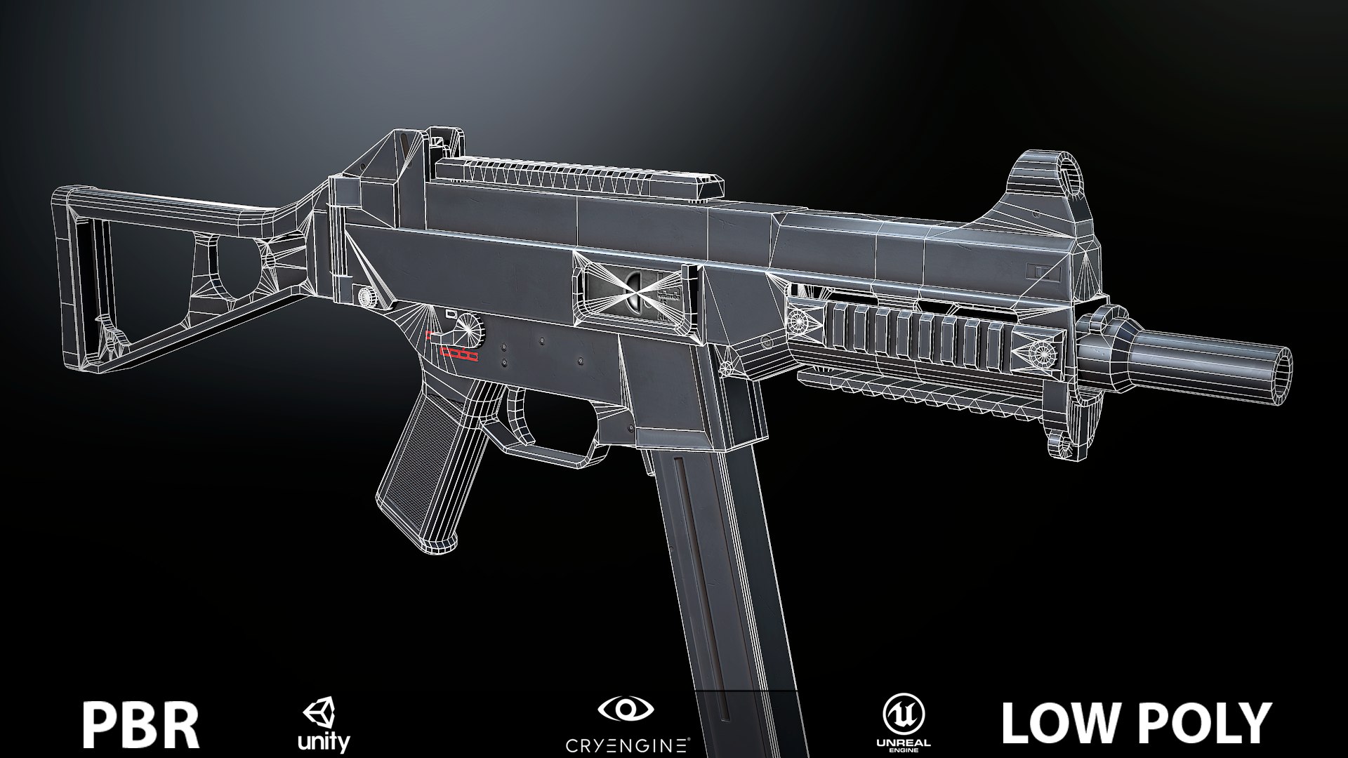 3D Ump Weapon Gun Model - TurboSquid 1241208