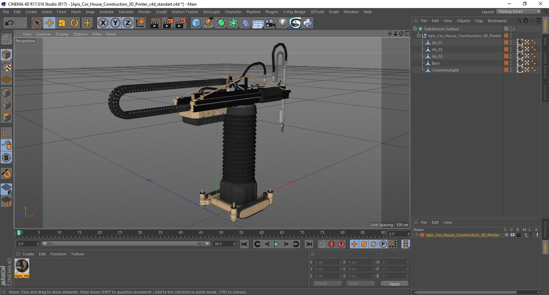 Apis Cor House Construction 3D Printer 3D Model - TurboSquid 2230638