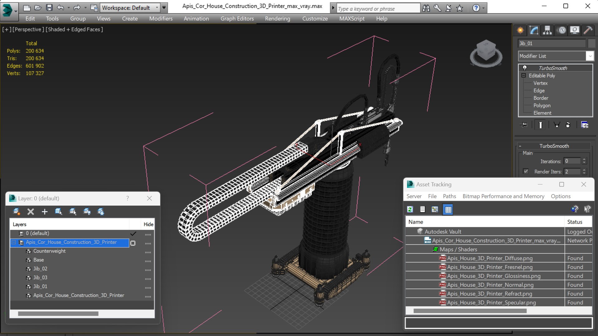 Apis Cor House Construction 3D Printer 3D Model - TurboSquid 2230638