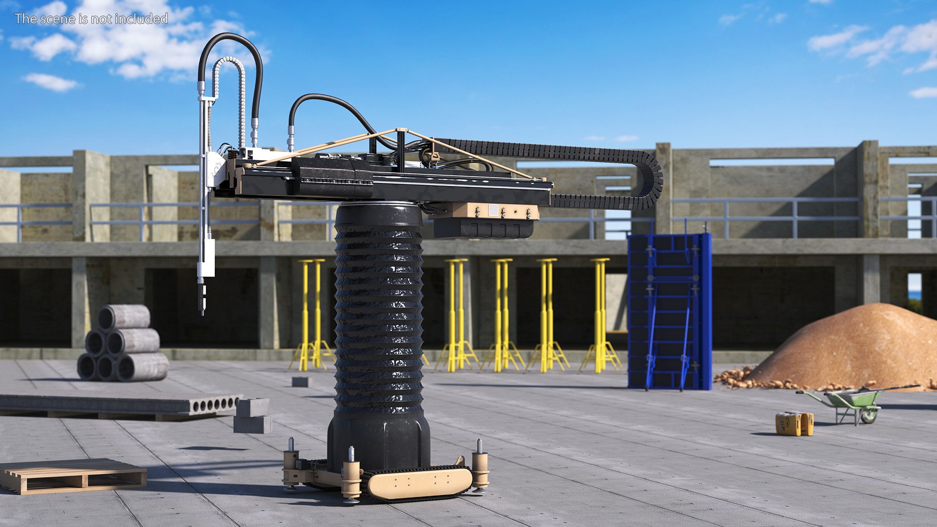 Apis Cor House Construction 3D Printer 3D Model - TurboSquid 2230638