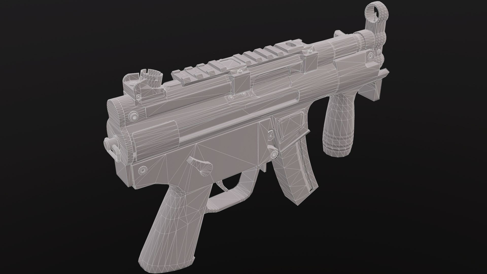 3D Mp5k Submachine Gun Model - TurboSquid 1249905