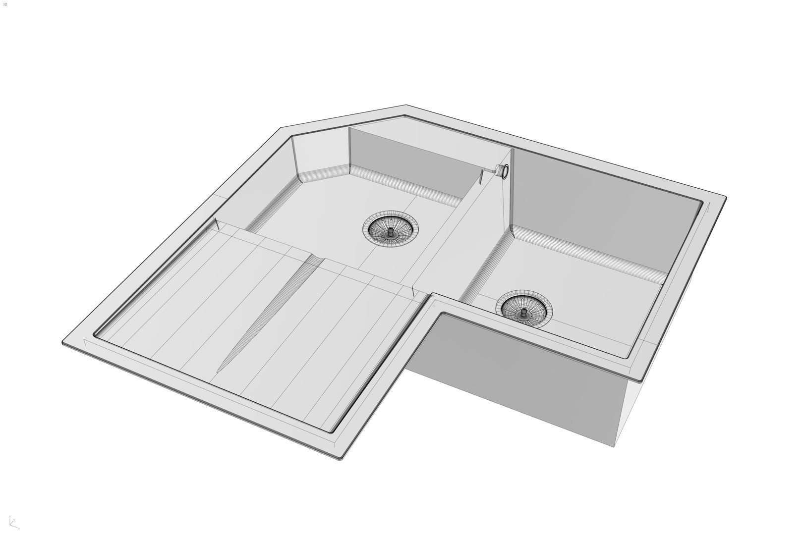 Sink Metra 9 3D Model - TurboSquid 2084847