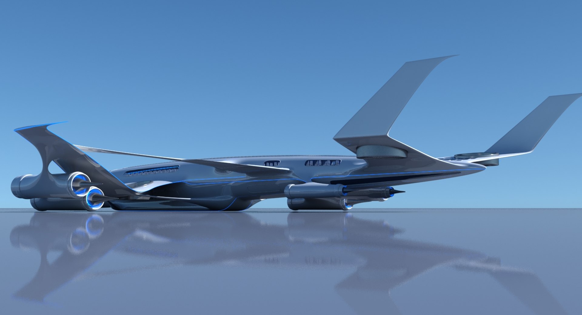 3D Aircraft Future - TurboSquid 1373103