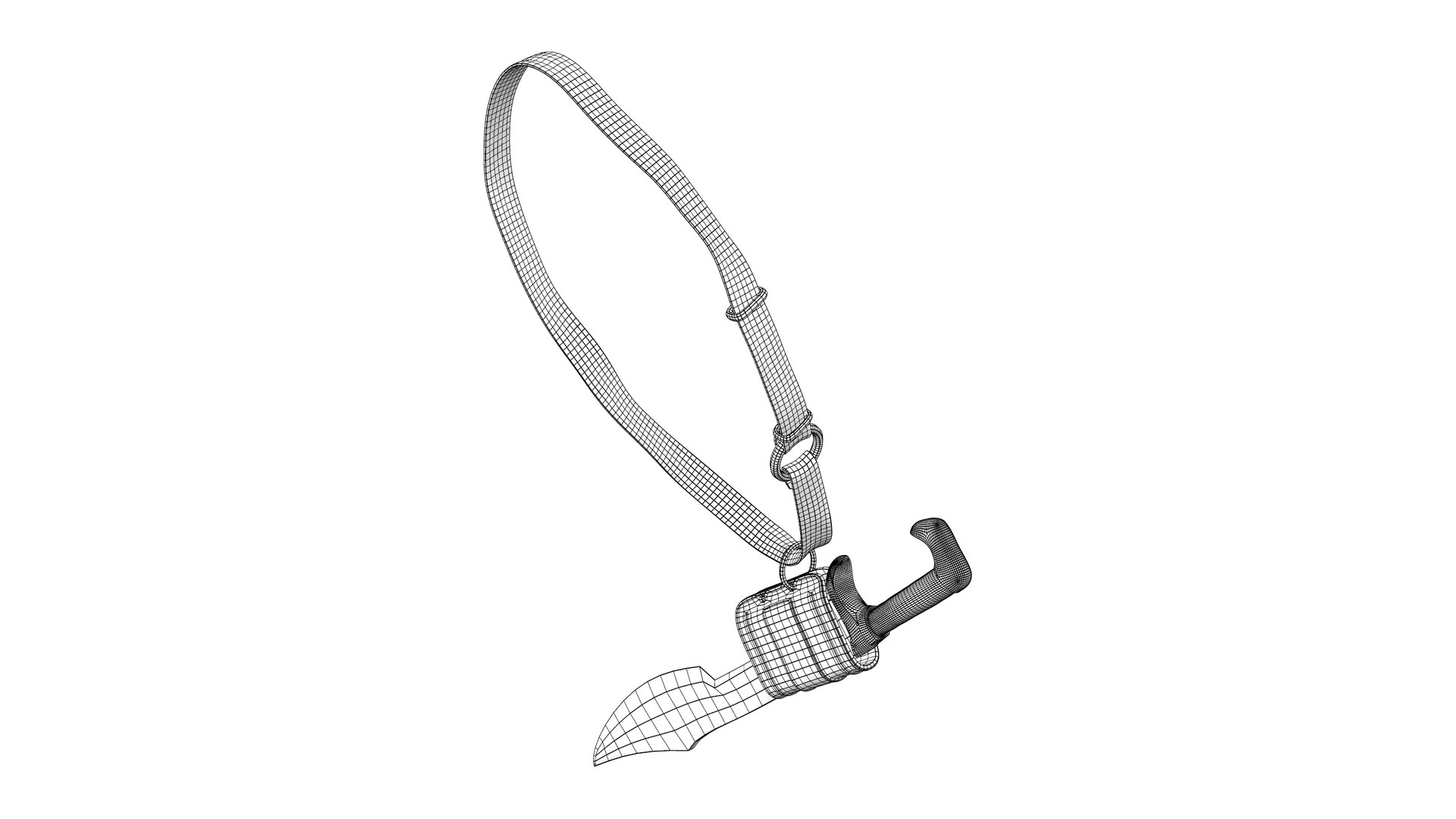 Cross Shoulder Scabbard Spartan Sword 3D - TurboSquid 1949700