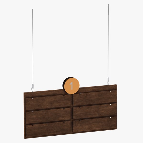 modelo 3d Aisle Sign 02 - TurboSquid 1978565