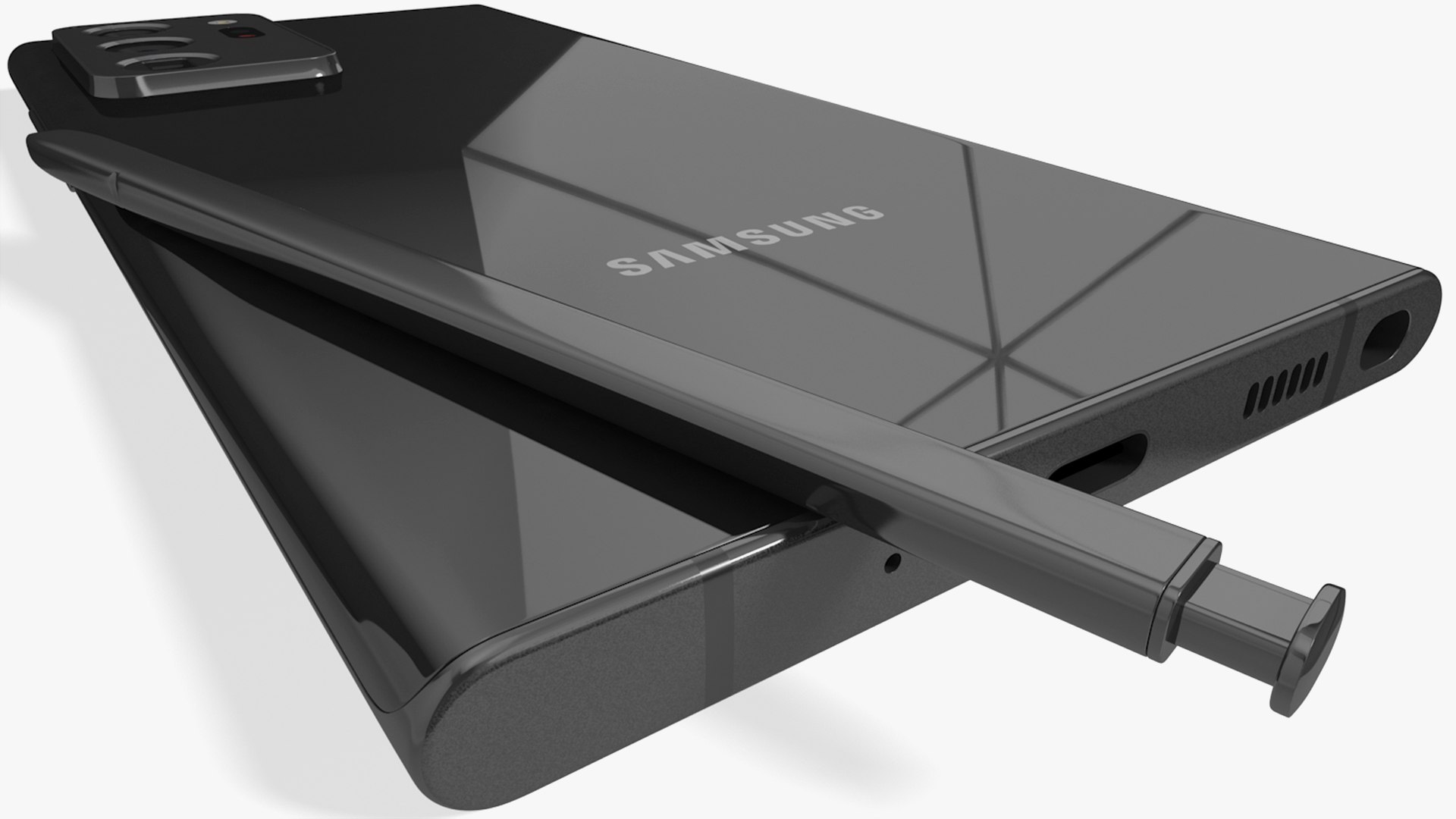 Realistic Samsung Galaxy Note20 3D Model - TurboSquid 1602026