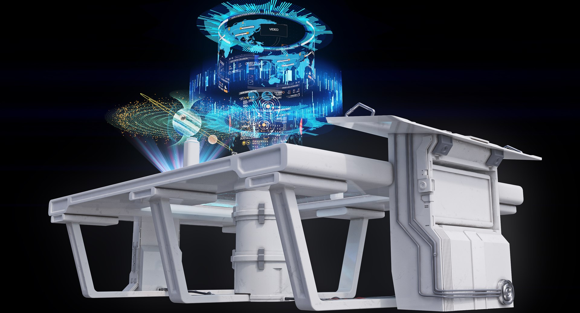 3d Table 3 Holograms