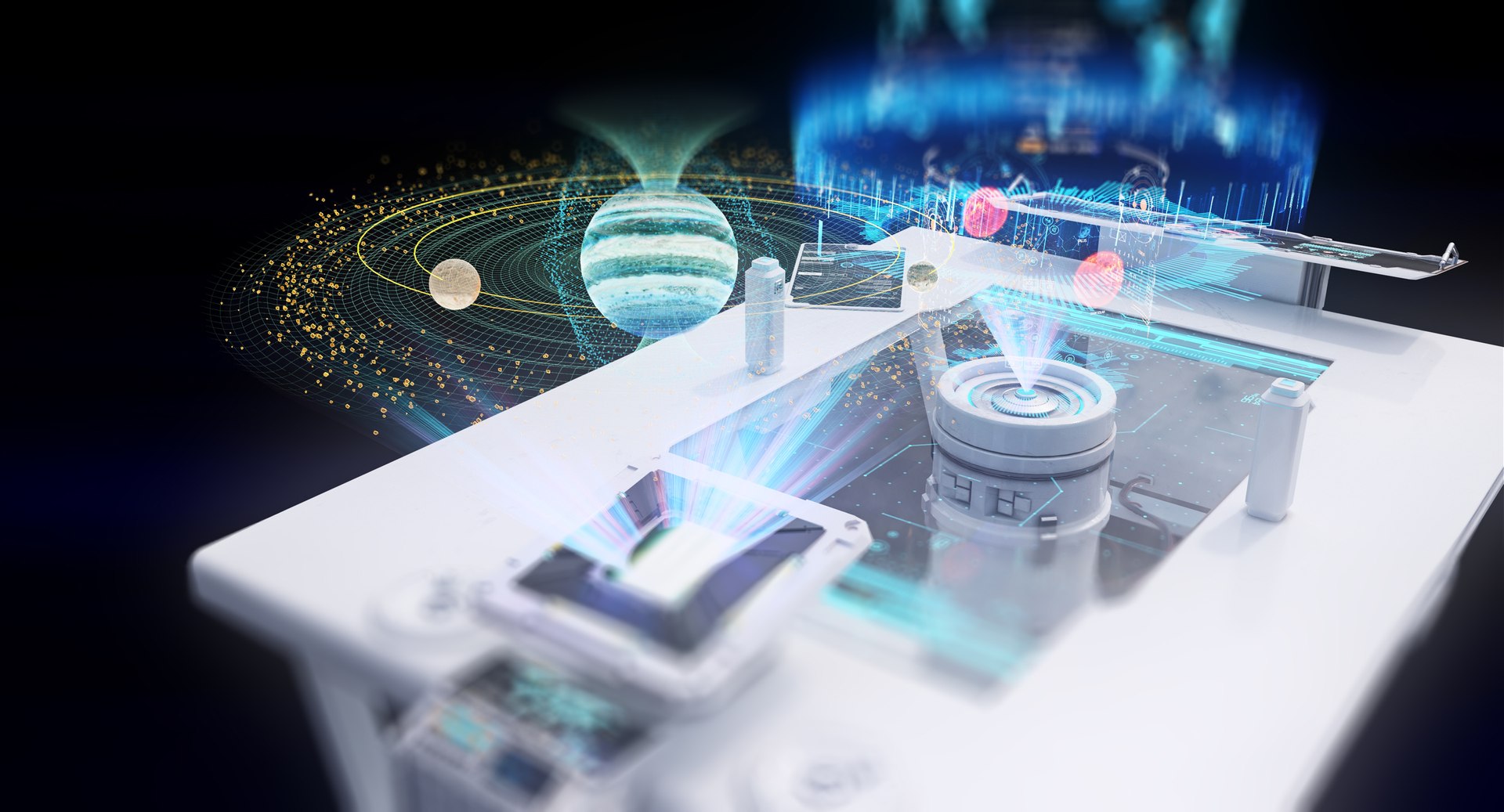 3d Table 3 Holograms