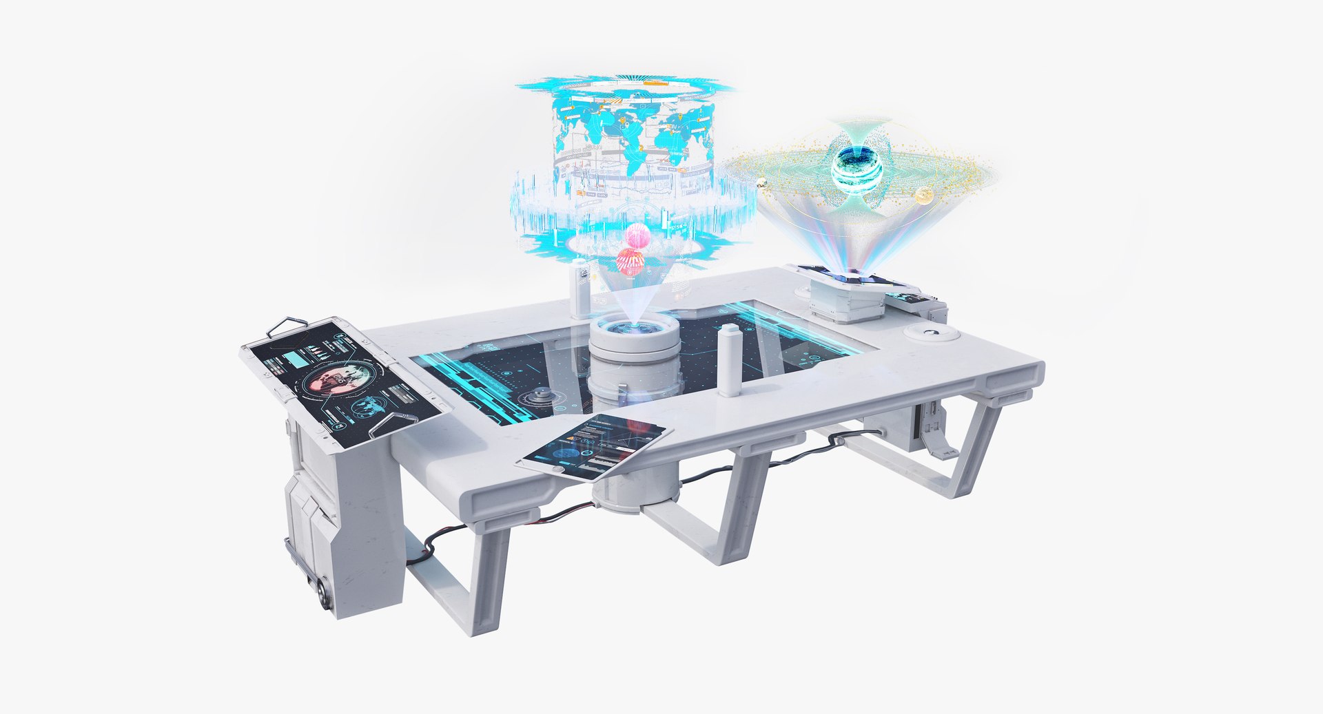 3d Table 3 Holograms