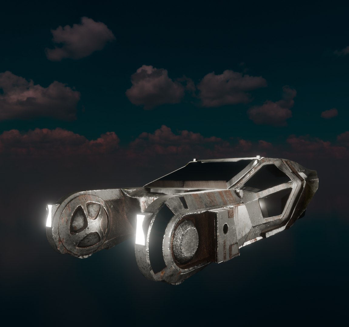 3D Car Blade Runner 2049 Peugeot Model - TurboSquid 2189140