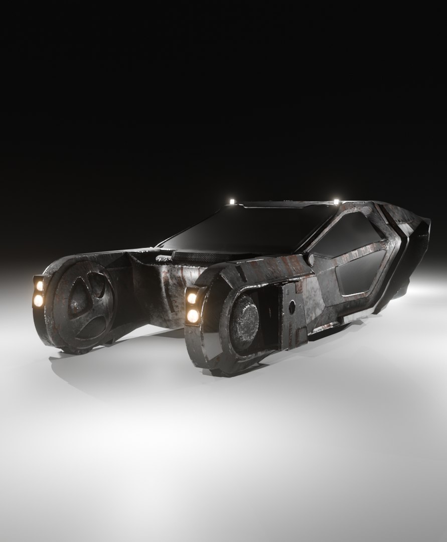 3D Car Blade Runner 2049 Peugeot Model - TurboSquid 2189140