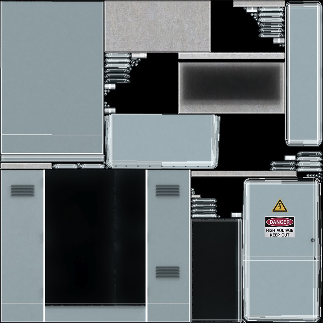 3D Electric Box Low Poly 2 - TurboSquid 2315801