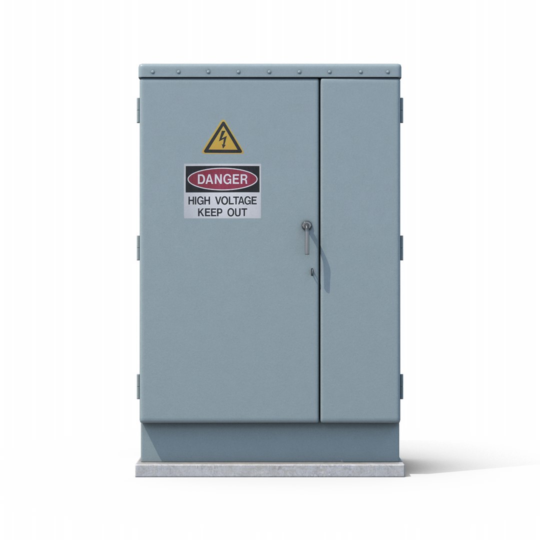 3D Electric Box Low Poly 2 - TurboSquid 2315801