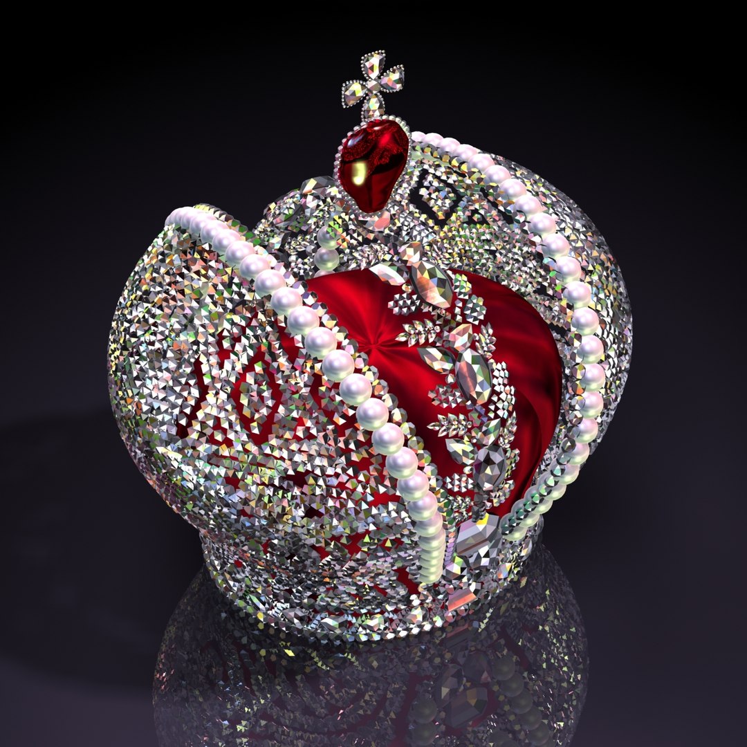 Big Imperial Crown Brilliants 3d Model