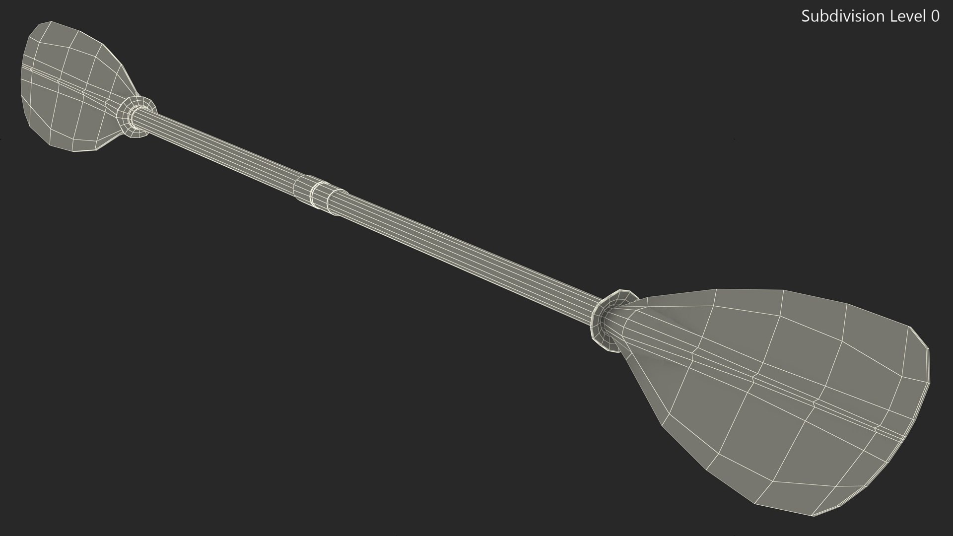 Kayak Paddle 3D Model - TurboSquid 2213114
