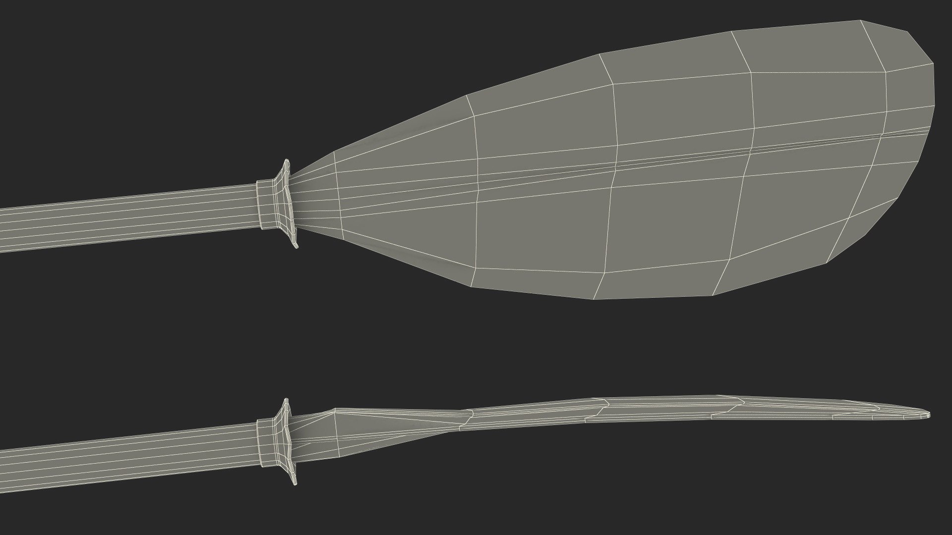 Kayak Paddle 3D Model - TurboSquid 2213114