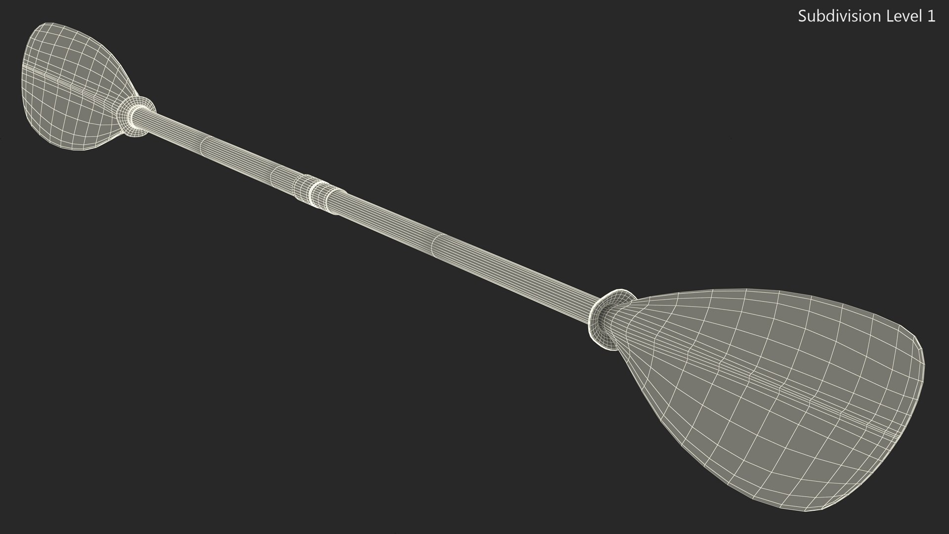 Kayak Paddle 3D Model - TurboSquid 2213114