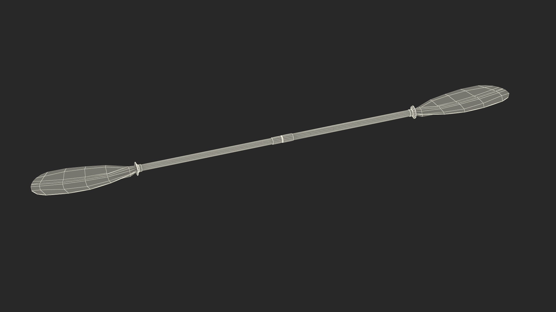 Kayak Paddle 3D Model - TurboSquid 2213114