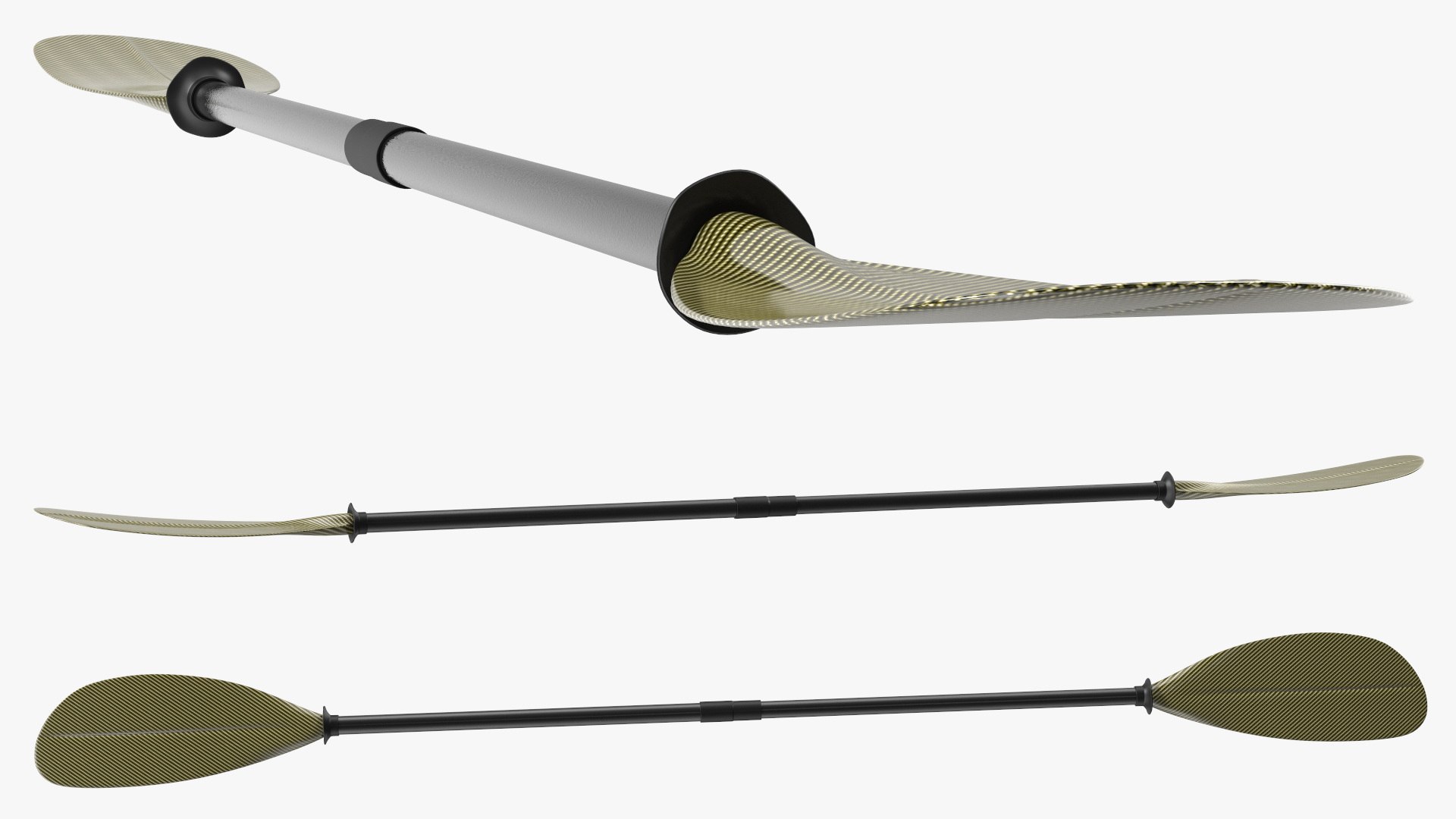 Kayak Paddle 3D Model - TurboSquid 2213114