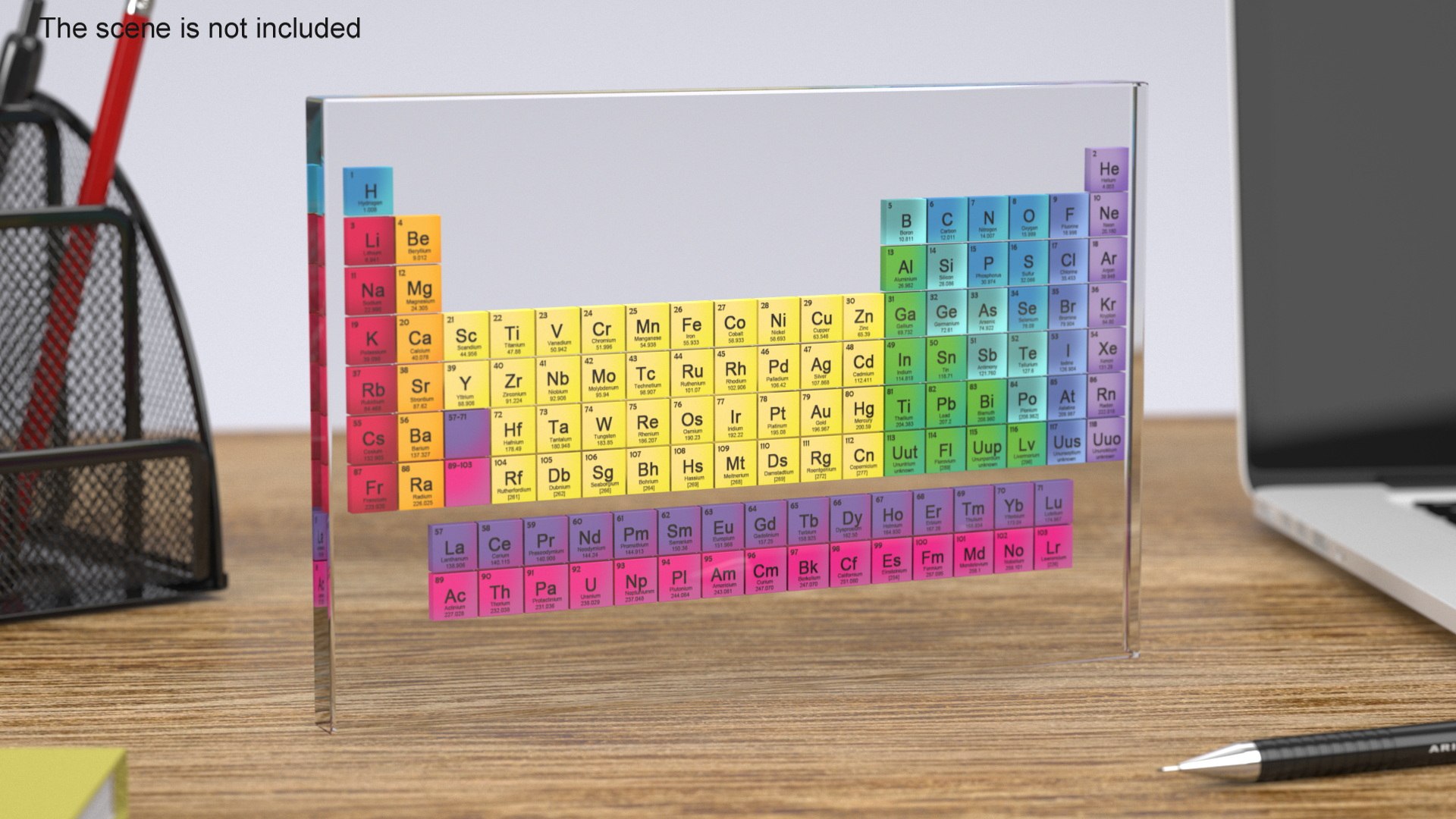 Periodic Table Of Elements Model - TurboSquid 2246811