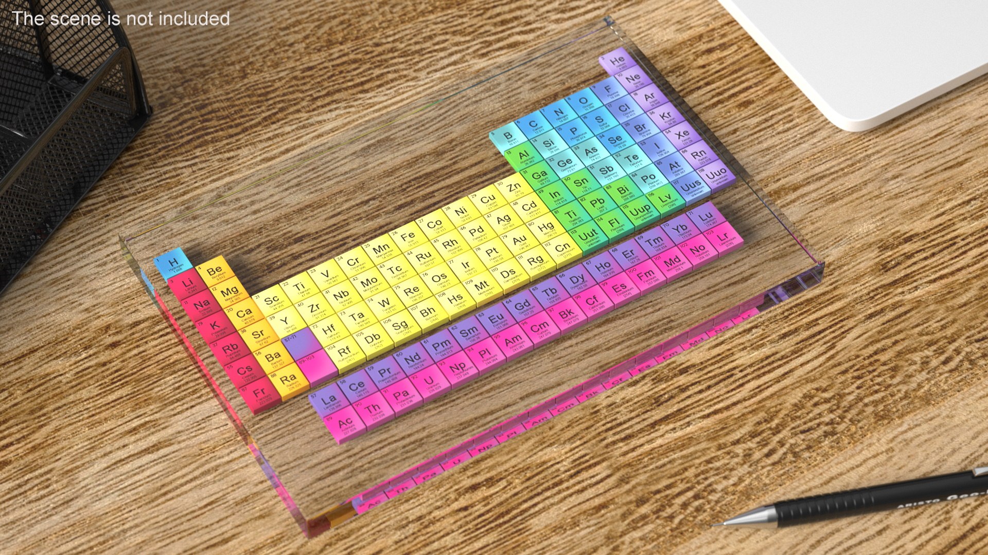 Periodic Table Of Elements Model - TurboSquid 2246811