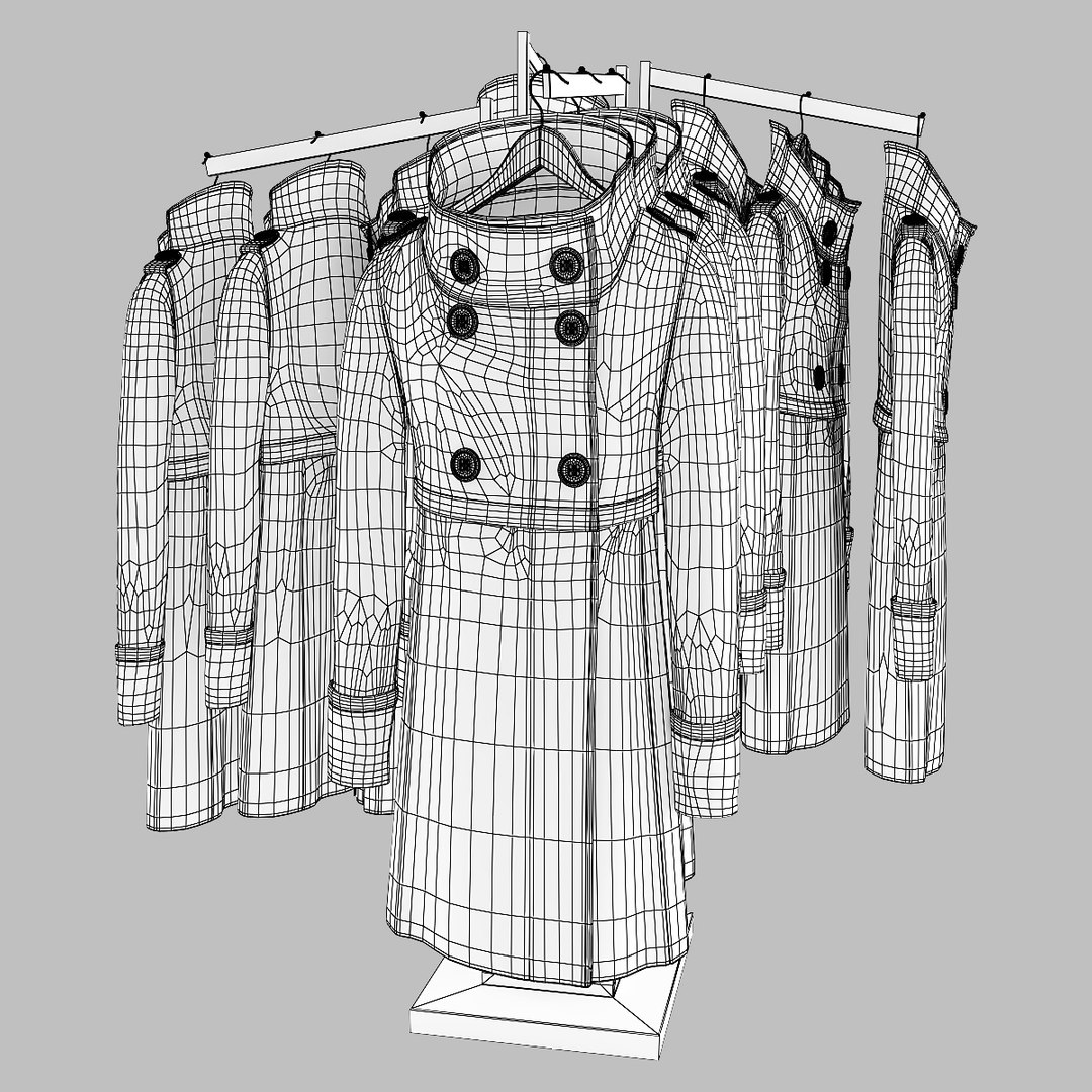 3d Female Coats Rack