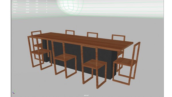 3D Dining Table From Parasite Movie model - TurboSquid 1750982