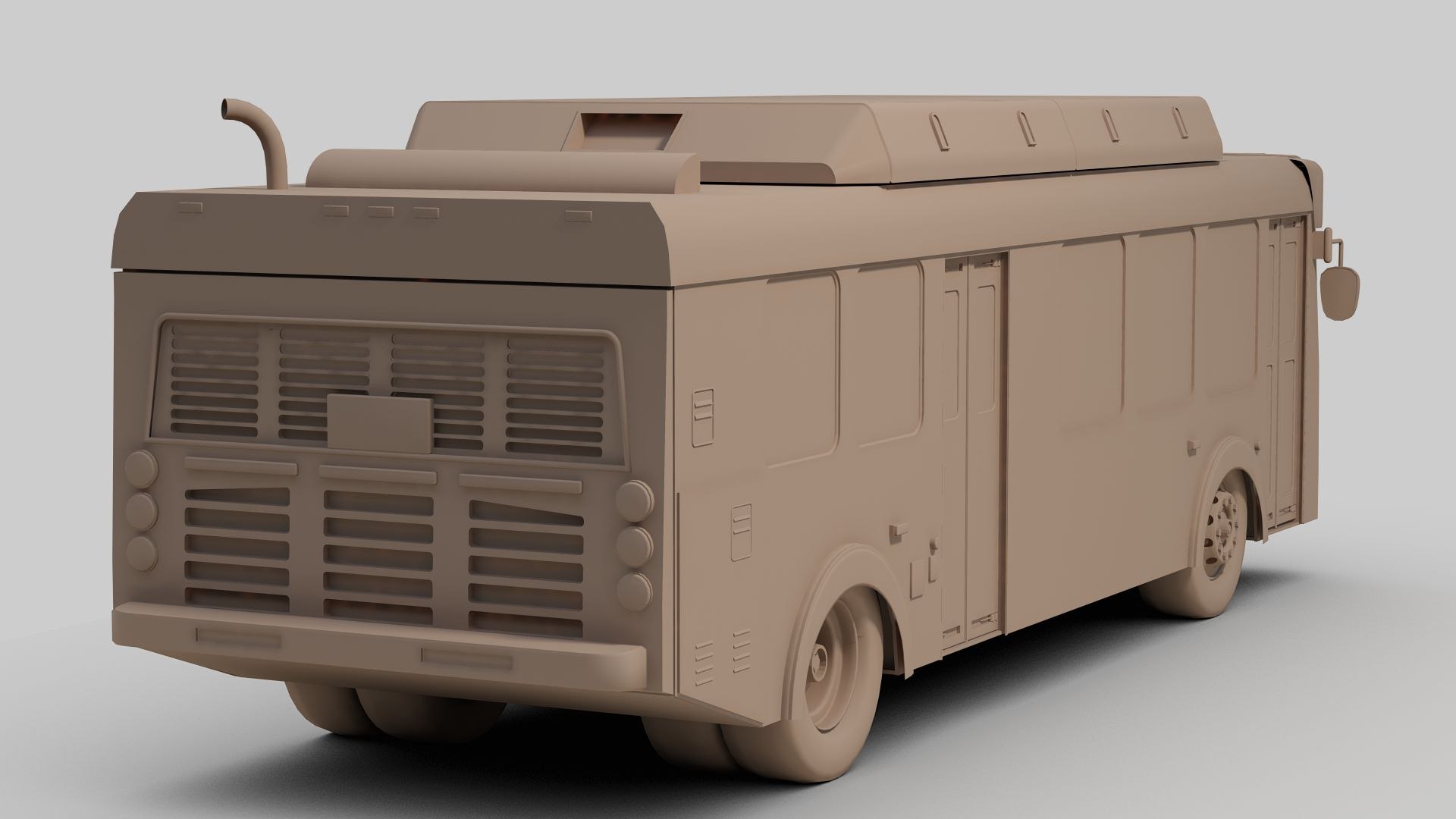 3d Max New Flyer Bus