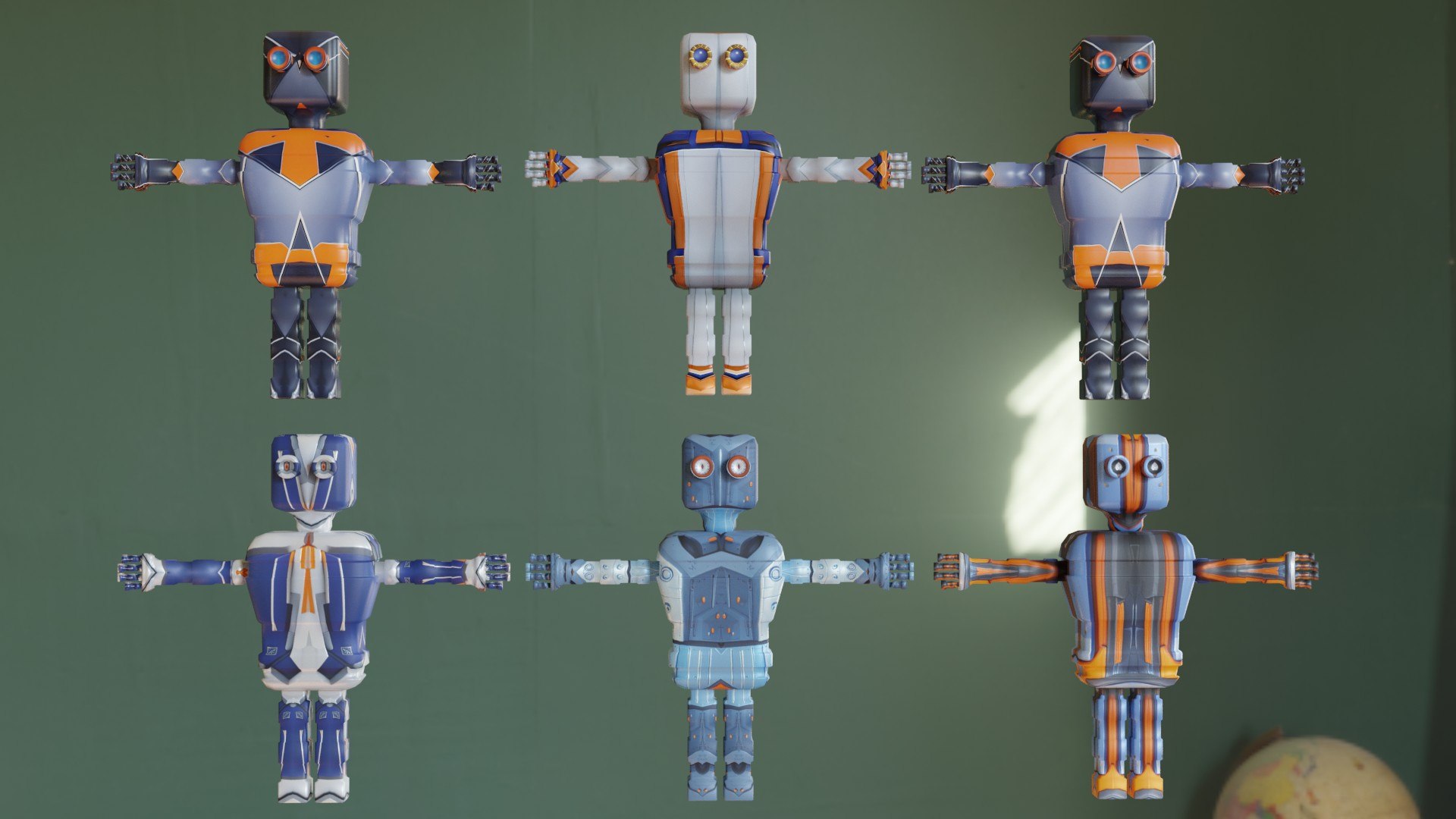 3D Robot Pack 1 - TurboSquid 2002748