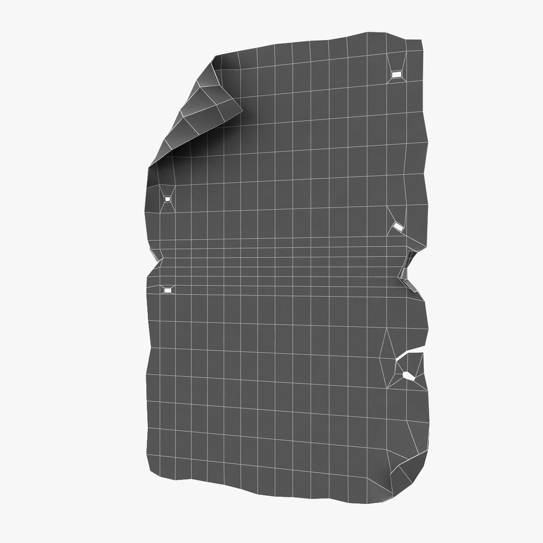 Old Paper 3d Model