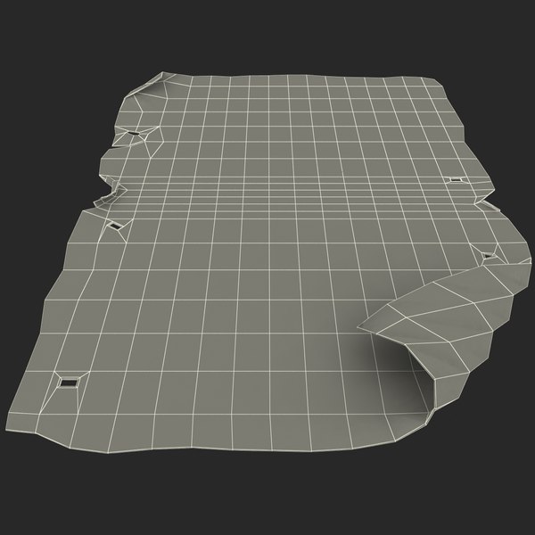 old paper 3d model