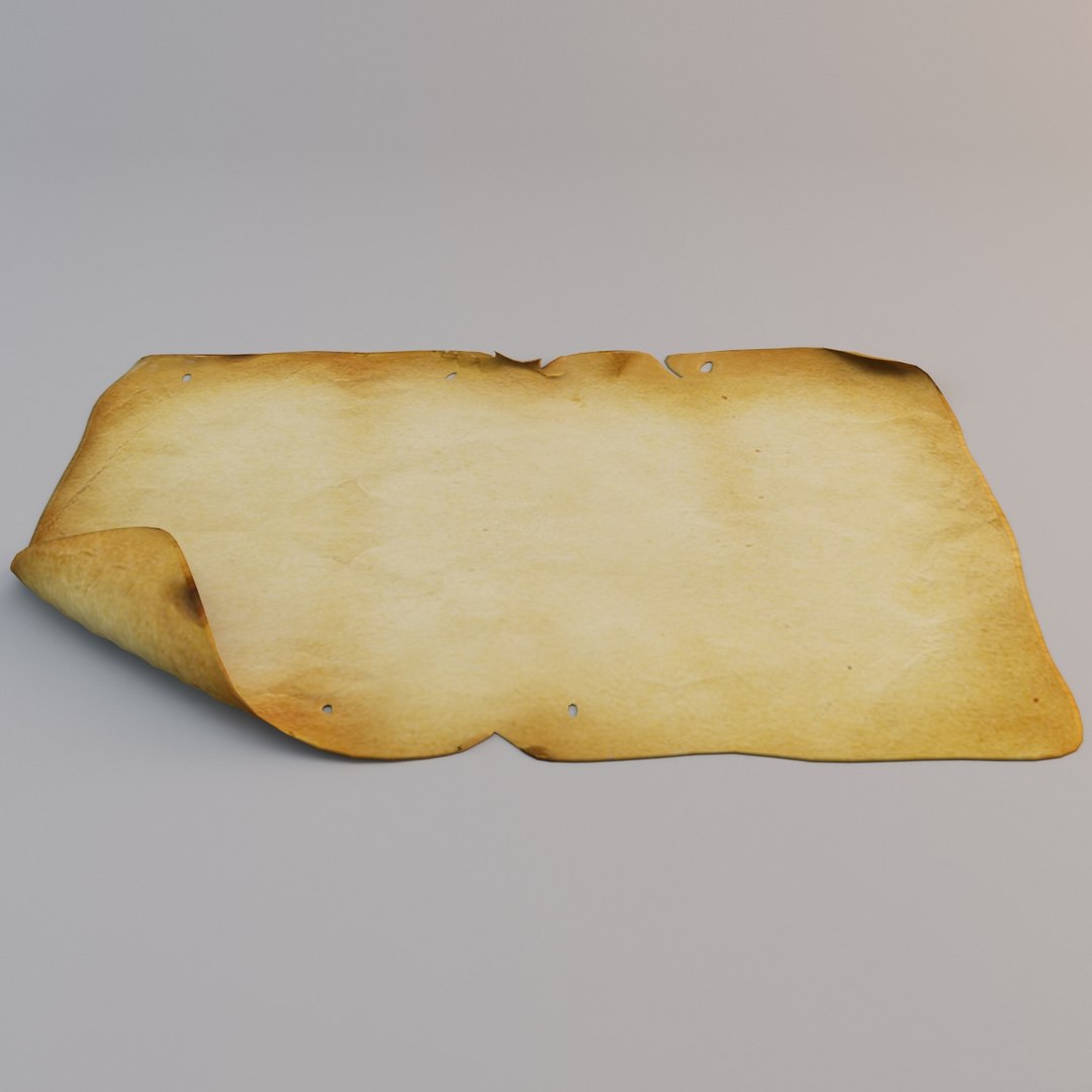 Old Paper 3d Model