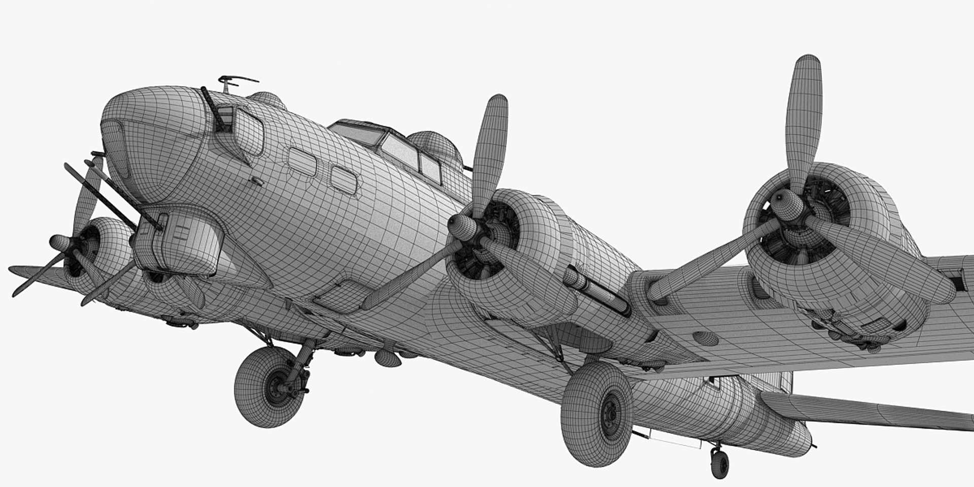 Boeing B-17 Model - TurboSquid 1661331