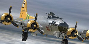 3D Boeing B-17 - TurboSquid 1543672