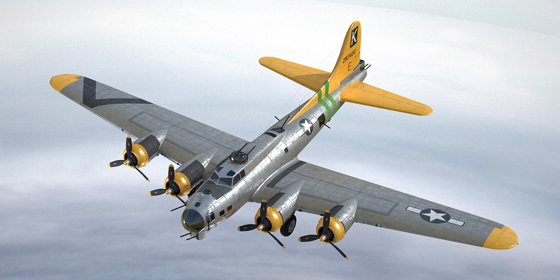 Boeing B-17 Model - TurboSquid 1661331