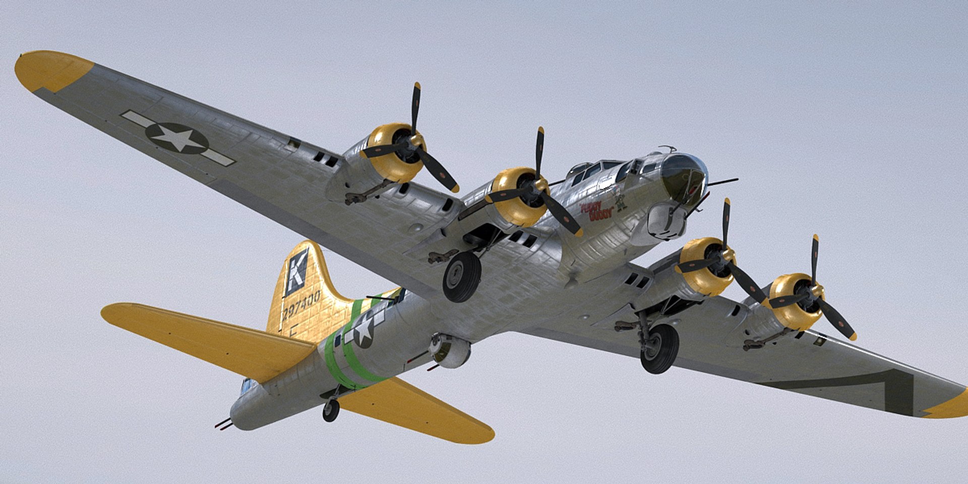 Boeing B-17 Model - TurboSquid 1661331