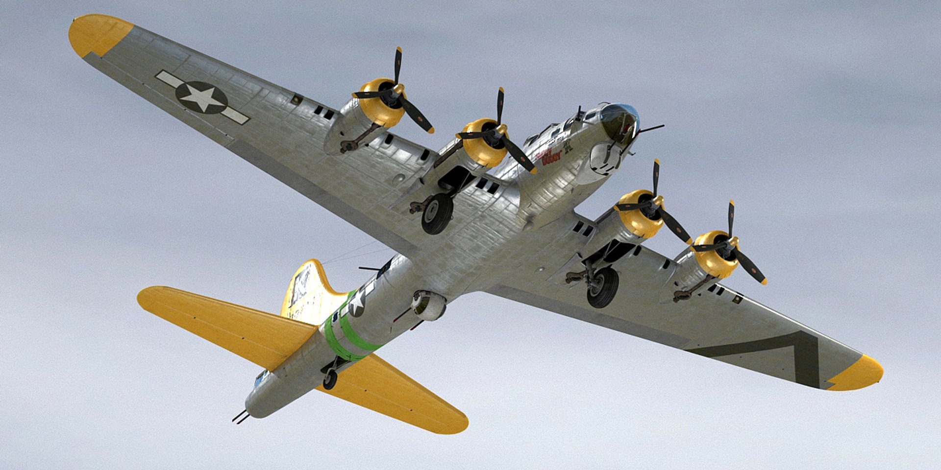 Boeing B-17 Model - TurboSquid 1661331