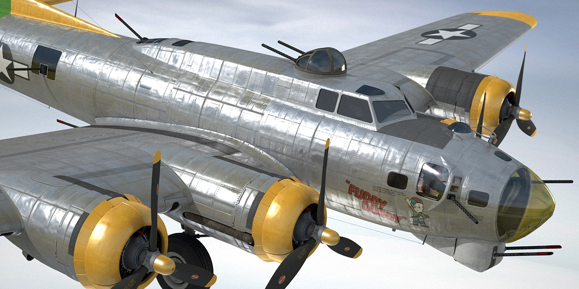 Boeing B-17 Model - TurboSquid 1661331