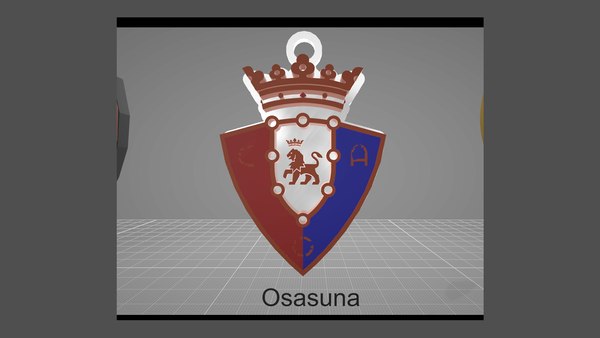 Osuma Logo Team imprimível e renderizável Keychan Modelo 3D ...