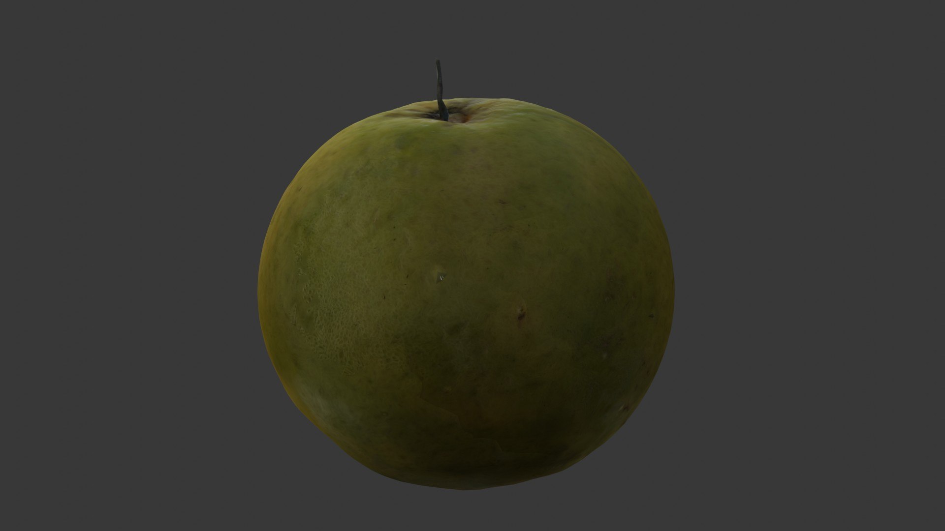 3D Green Apple 3D Model - TurboSquid 2409821
