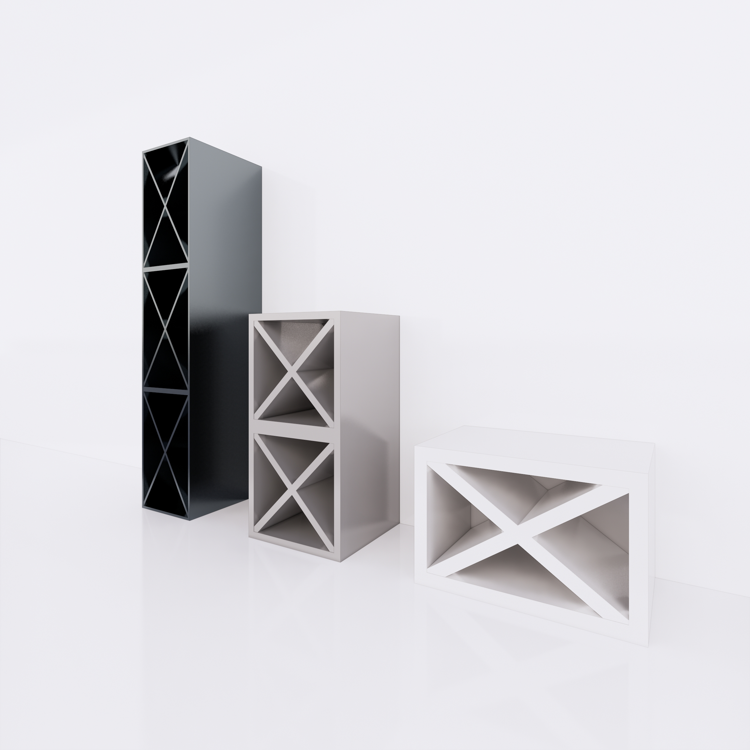 livre Prateleira de vinhos - Família Revit paramétrica completa Modelo ...