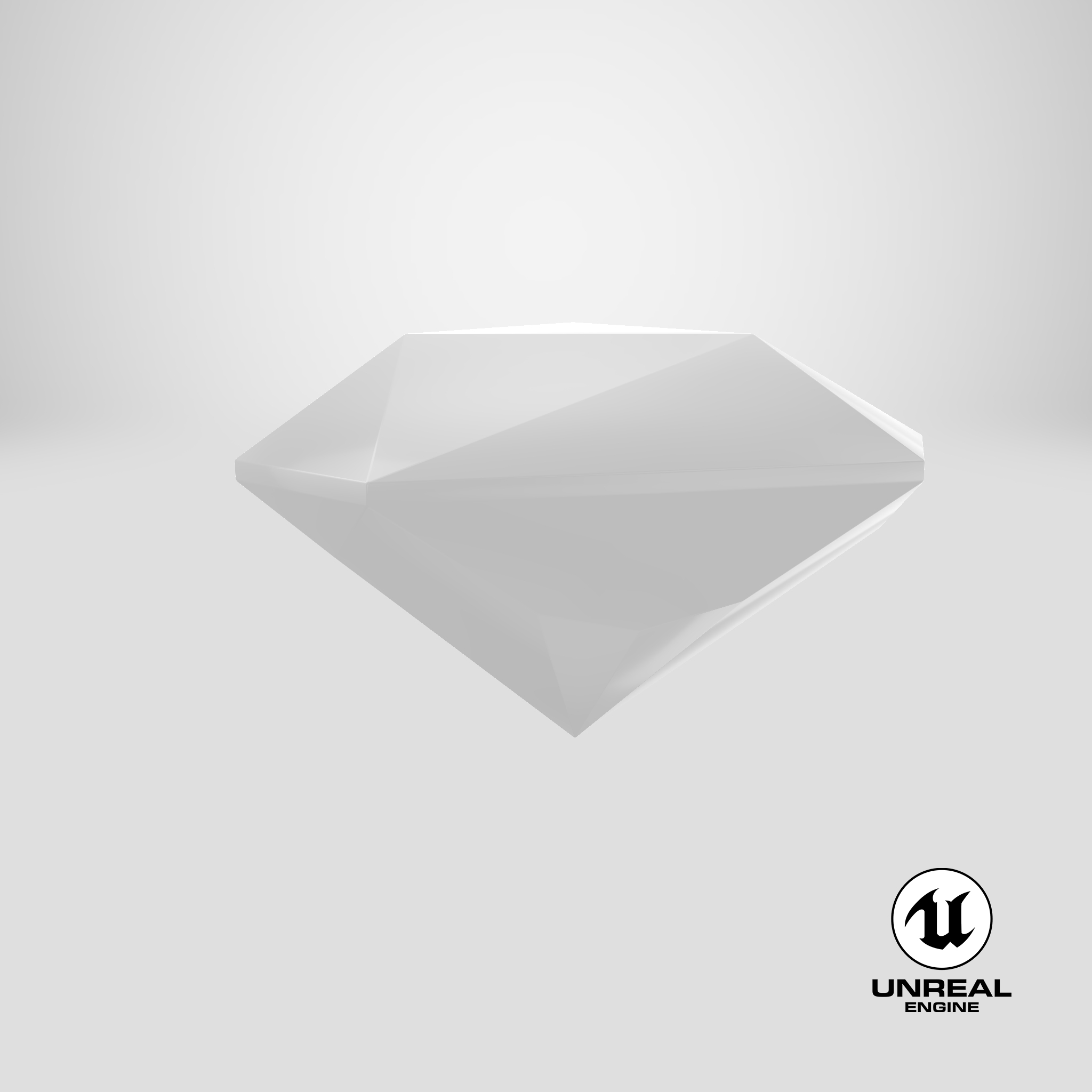 Shield Step Cut Diamond 3D model - TurboSquid 1857995