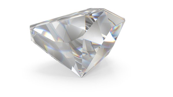 Shield Step Cut Diamond 3D model - TurboSquid 1857995